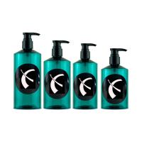 China Wholesale 300ml/330ml/400ml/500ml Pet Lotion Press Bottle Cosmetics Shampoo Shower Gel Bottle for sale