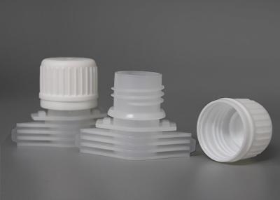 China Injection Molding PE Plastic Spout Caps In Size 16mm For Liquor Bag for sale