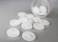 China PE Food Grade One Way Degassing Valve For Resealable Side Gusset Coffee Packing Bags for sale