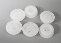 China Plastic PE One Way Degassing Valve For Coffee Bag Prevent Package Expansion for sale