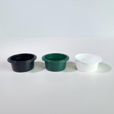 China 25ml PP Disposable Cosmetic Cups with Aluminum Foil Lids for sale