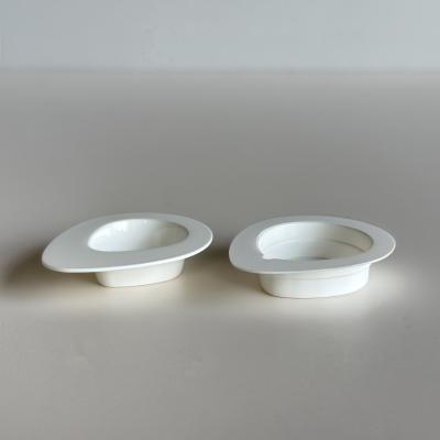China Disposable PP Cosmetic Cups 3.5ml 5.5ml with Aluminum Foil Lids for sale
