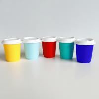 China Disposable PP Cup with 35ml Capacity Food Grade Plastic Capsule Cup for Customized Logo Packaging for sale