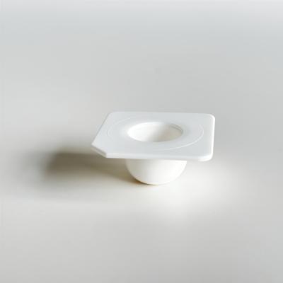 China Disposable 2.5ml Plastic PP Cup with Aluminum Foil Lid for Cosmetic Use in 36.5*36.5*1.7mm Diameter for sale