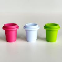China Portable 8ml Disposable Plastic PP Cups with Food Grade Foil Lid for Coffee Powder and Instant Beverages for sale