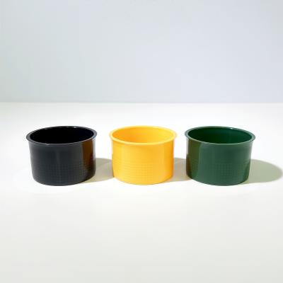 China 45ml Capacity Disposable Plastic PP Cup with Aluminum Foil Lid for Food Grade Packaging MOQ 30000pcs for sale
