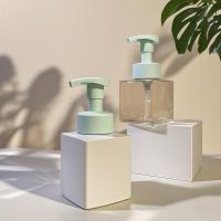 China Square Cosmetic Lotion Pump Bottle with PET Material and Press Pump for Skin Care Packaging for sale