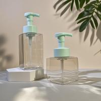 China Square Cosmetic Lotion Pump Bottle with PET Material and Press Pump for Skin Care Packaging for sale