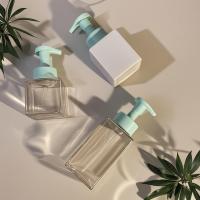 China Square Cosmetic Lotion Pump Bottle with PET Material and Press Pump for Skin Care Packaging for sale