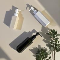 China Hexagonal Straight Body PET Plastic Bottle with Press Pump Sealing for Cosmetic Lotion or Shampoo in 120ml 150ml 200ml Capacity for sale