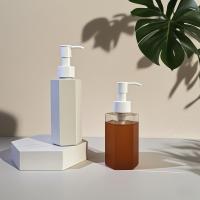 China Hexagonal Straight Body PET Plastic Bottle with Press Pump Sealing for Cosmetic Lotion or Shampoo in 120ml 150ml 200ml Capacity for sale