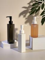 China Hexagonal Straight Body PET Plastic Bottle with Press Pump Sealing for Cosmetic Lotion or Shampoo in 120ml 150ml 200ml Capacity for sale