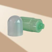 China 300ml Capacity Transparent Green PET Pump Dispenser Bottle for Cosmetic Lotion with Custom Logo for sale