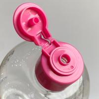 China Custom Printed PET Plastic Cylinder Lotion Bottle with Flip Top Cap for Shampoo and Body Wash for sale