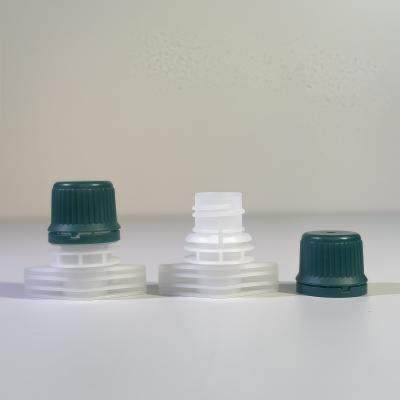 China 15mm PE Plastic Food Grade Portable and Durable Spout Lid for Shampoo Packaging Spouted Pouches Safe Rim for sale
