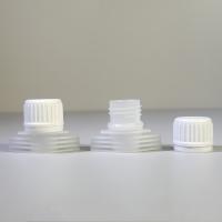 China Portable and Durable 16mm PE Plastic Screw Cap with Flip Top Spout Lids Food Grade Safe Rim for Beverages Flexible Packaging for sale