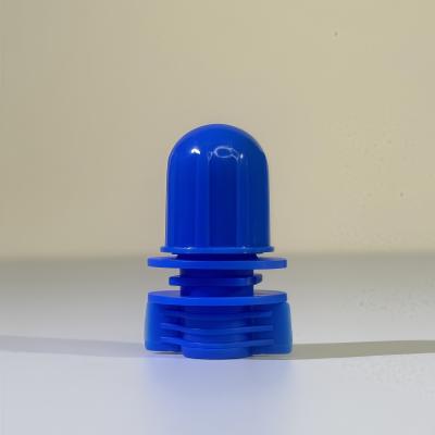 China 12mm Bullet Head Plastic PE Food Grade Portable Spout Cap for Shampoo Cosmetic Products Packaging Screw Cap for Spouted Pouches for sale