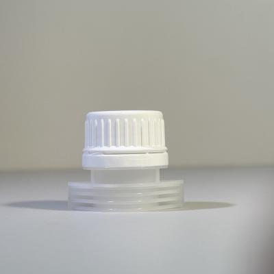 China Portable Durable PE Plastic Screw Cap 22mm Inner-Dia Spout Lids for Spouted Pouches Disc Cap 18mm 28mm for Beverage Products for sale