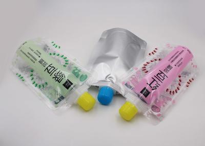 China Water Proof Jelly Liquid Stand Up Pouch With Spout Packaging 100ml / 200ml for sale