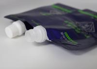 China Gravure Printing Food Grade Stand Up Pouch With Spout 12mm For Wash Fluid Liquid for sale