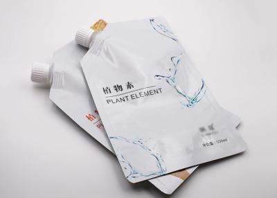 China Matte Surface Stand Up Pouch With Customize Spout Caps For Facial Mask Pack for sale