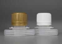 China Food Grade Plastic Spout Caps / Reclosable Screw Cap Resist To 83 Degree for sale