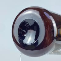 China 500ml Semi-Transparent Brown PET Plastic Bottle Press Pump for Cream Shower Gel Hair Care Screw Cap for Cosmetics Packaging for sale