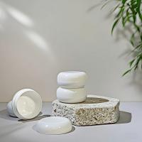 China 20ml 40ml Plastic Flat round Cosmetic Cream Jars for Cream Lotion Products for sale