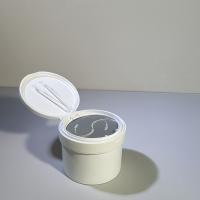 China 70 Sheet Skincare Cotton Liner Food Grade Plastic PP Jar with Tweezers Matte Surface Plastic Jars Product Category for sale