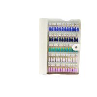 China Magnetic Acrylic Color Card Book for Nail Art Preform Tool for Creating Style with Polish Glue Display Sample for sale
