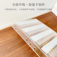 China Magnetic Acrylic Color Card Book for Nail Art Preform Tool for Creating Style with Polish Glue Display Sample for sale