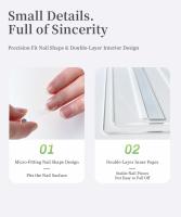 China Detachable Acrylic Magnetic Nail Art Display Board with 120/180/240 Colors Gradient Color Book Plastic Tool for Nail Gel Tips for sale