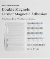 China Detachable Acrylic Magnetic Nail Art Display Board Gradient Colors 120/180/240 Shades for Plastic Tool Nail Gel Nail Supplies for sale