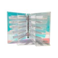China Detachable Acrylic Magnetic Nail Art Display Board Gradient Colors 120/180/240 Shades for Plastic Tool Nail Gel Nail Supplies for sale
