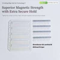 China Professional Detachable Acrylic Magnetic Nail Art Display Board 120/180/240 Gradient Colors Solid Plastic Tool for Nail Gel Tips for sale