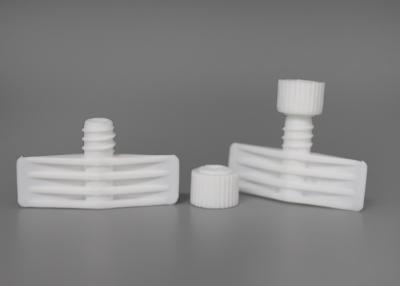 China PE Material Twist Off Spout Cap For Beauty Products Package 4.5mm Inner Diameter for sale
