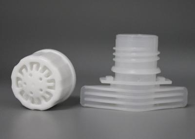 China Creative Pattern Plastic Spout Caps With One Direction Air Degassing Hole for sale
