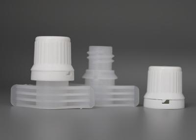 China 9.6mm Easy Pour Plastic Spout Caps With Safety Ring Top On Laundry Bags for sale