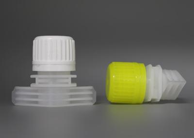 China PE Plastic Spout Caps Caliber 16 Millimeter For Beverage Doypack / Baby Food Pouch Caps for sale