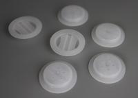China White PE One Way Ventilation Valve / Small Plastic 1 Way Air Valve for sale