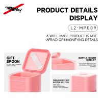 China 100 Sheet Skincare Cotton Pad Box 2.0 Bulk Order Plastic Jars with Removable PP Liner Food Grade for Cosmetic Brands/OEM for sale