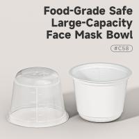 China Beauty Mixing Bowl Cosmetic Tools Individually Packaged Mask Powder Mixing Bowl Comes with Scale for sale