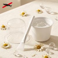 China Beauty Mixing Bowl Cosmetic Tools Individually Packaged Mask Powder Mixing Bowl Comes with Scale for sale