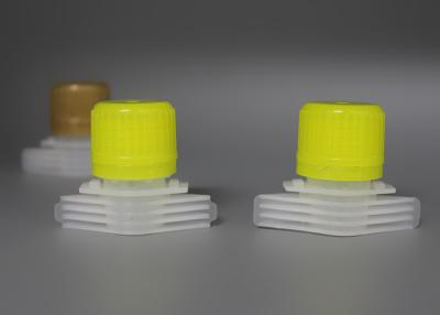 China Customized Black Plastic Spout Caps With Tamper Proof Ring For Baby Food Corner Pouch for sale