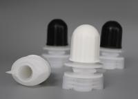 China Oval Round Type White Stand Up Pouch Spout Top Caps 12 Millimeter for sale