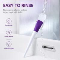 China Soft Silicone Face Mask Applicator Brush Silicone Handle Skincare Cream Reusable Cosmetic Spatula Facial Mask Mixing Applying for sale