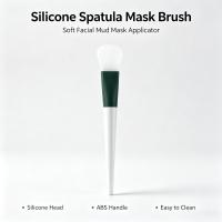 China Silicone Spatula Mask Brush, Soft Facial Mud Mask Applicator with Silicone Head and ABS Handle for Even Skincare Application for sale