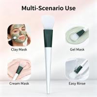 China Silicone Spatula Mask Brush, Soft Facial Mud Mask Applicator with Silicone Head and ABS Handle for Even Skincare Application for sale