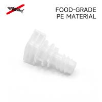China 5mm X050 Plum Blossom Spout Cap Leak-Proof Industrial Food Grade PE Nozzle Cover for Cosmetic Liquid Refill Pouch Packaging for sale