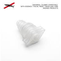 China 5mm X050 Plum Blossom Spout Cap Leak-Proof Industrial Food Grade PE Nozzle Cover for Cosmetic Liquid Refill Pouch Packaging for sale